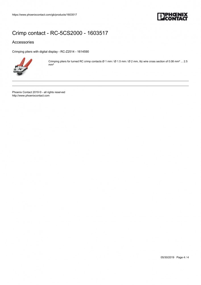 Phoenix Contact 1603517 product document page 4