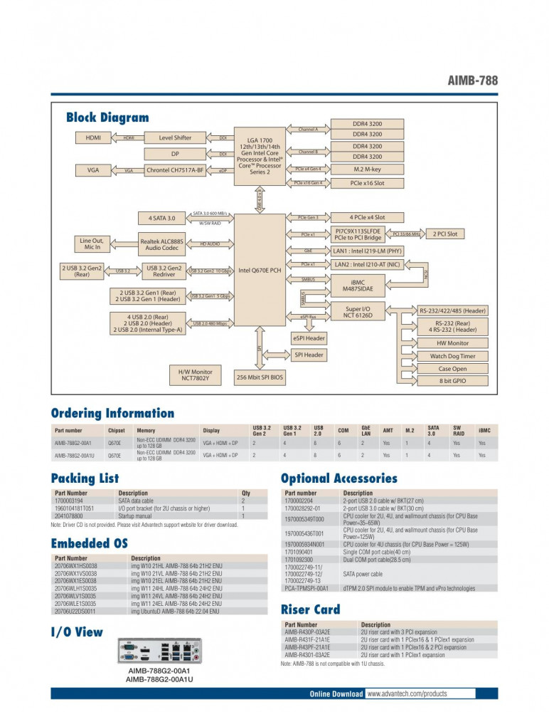 AIMB-788 technical document, page 2