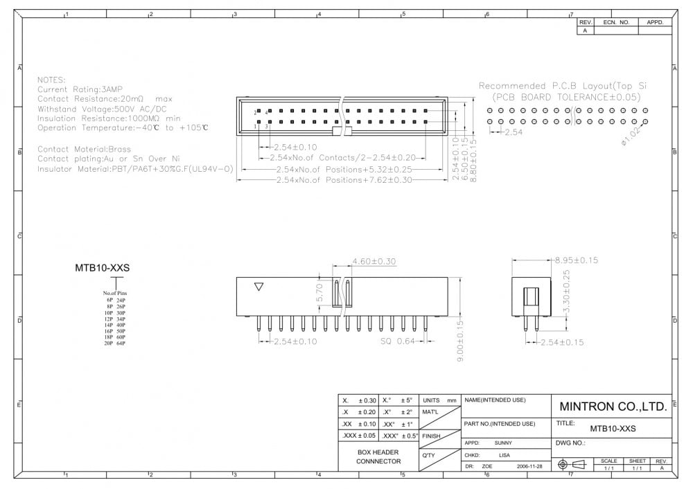 MTB10-24S technical document preview