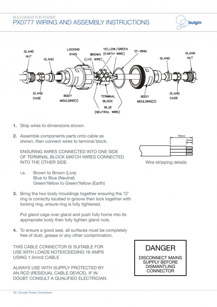 Bulgin 12023 technical document page 10