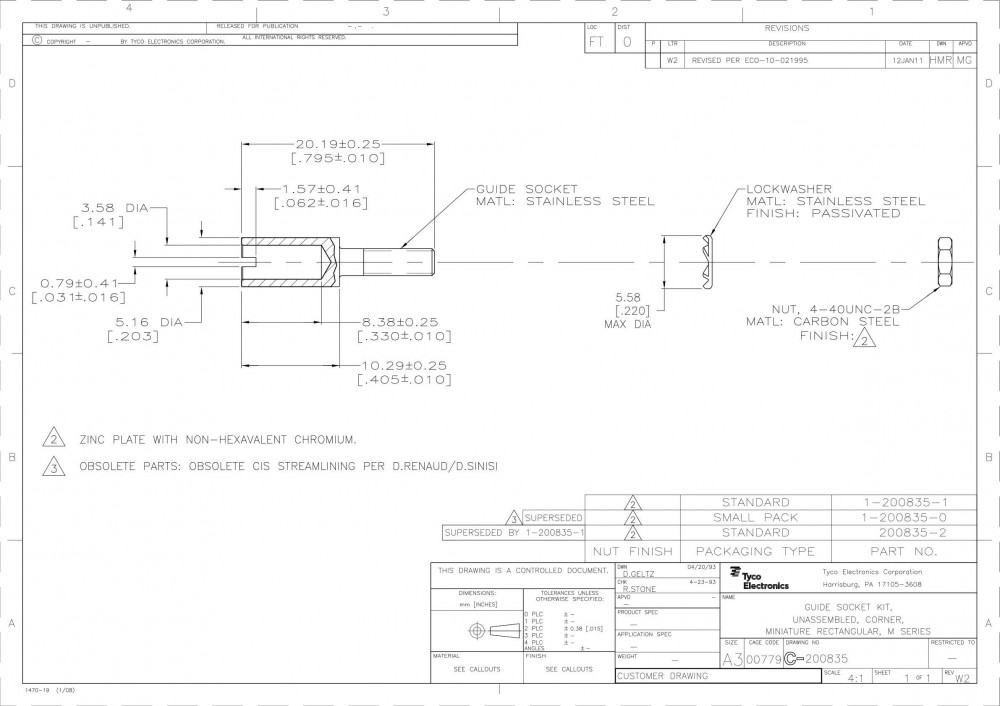 TE Connectivity 200835-4 technical drawing preview