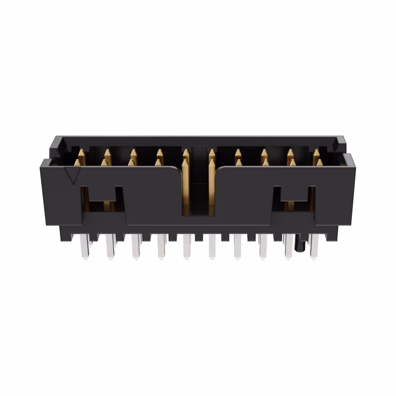 2.00mm Pitch, Milli-Grid PCB Header, Dual Row, Vertical, Through Hole, Shrouded, 20 Circuits, 0.76µm Gold (Au) Plating, 2.50mm Tail Length, Dual Side Slots, Dual Friction Locks, Center Polarization, with Peg, Tube for sale