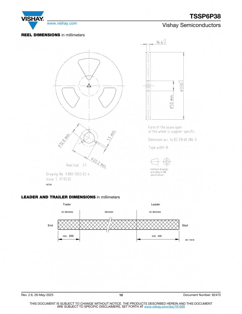 TSSP6P38TT technical document page 10