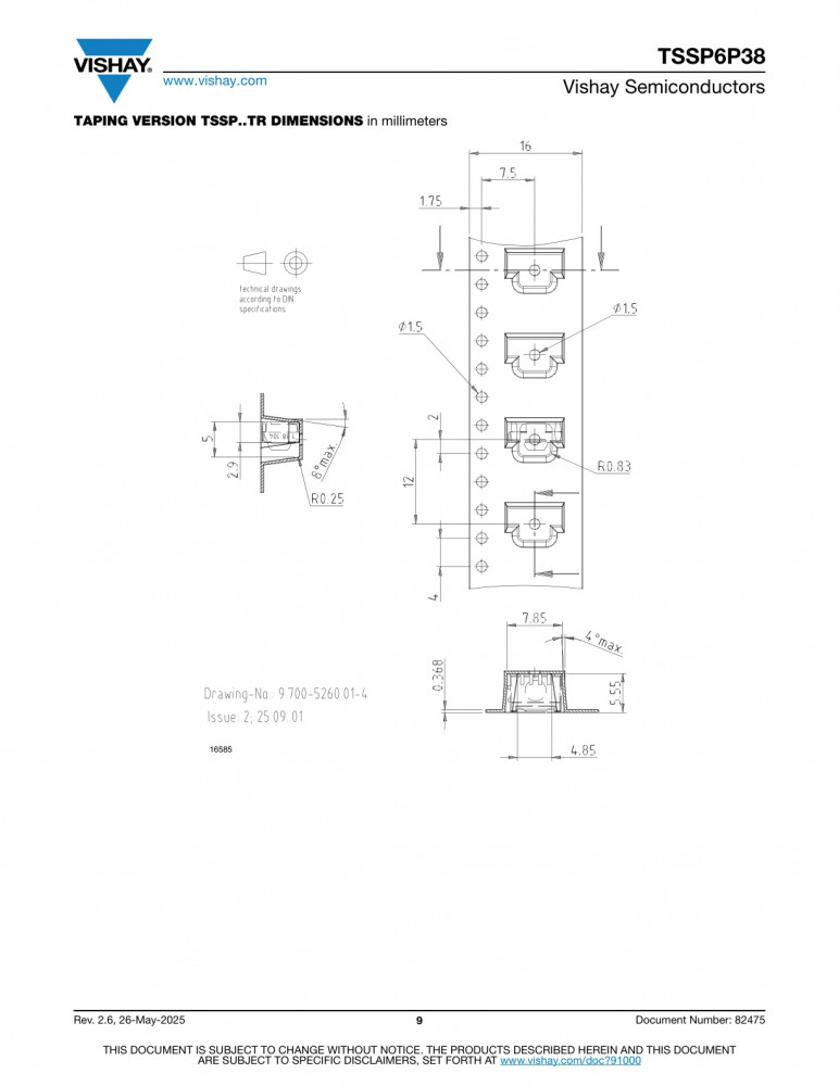 TSSP6P38TT technical document page 9