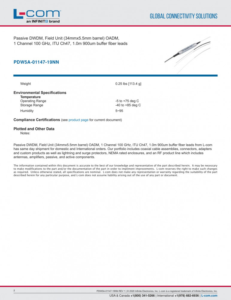 PDW5A-01147-19NN product document page 2