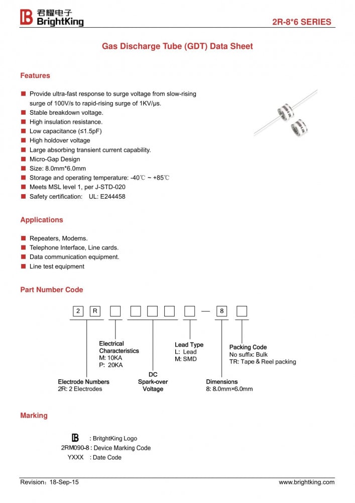 2RM470L-8/B datasheet page 1
