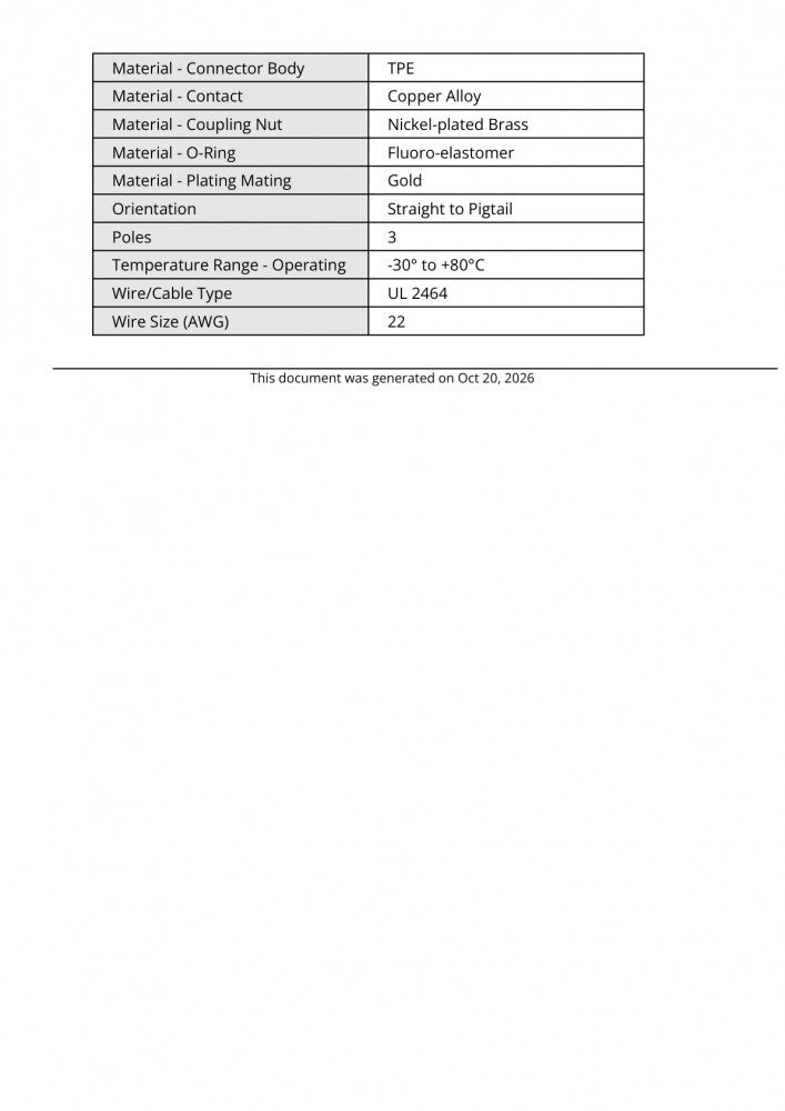 MOLEX U12 Ultra-Lock product drawing page 3
