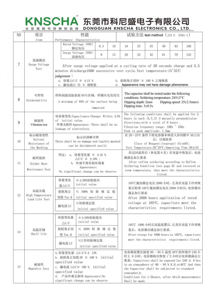 KNSCHA VT series specification page 5