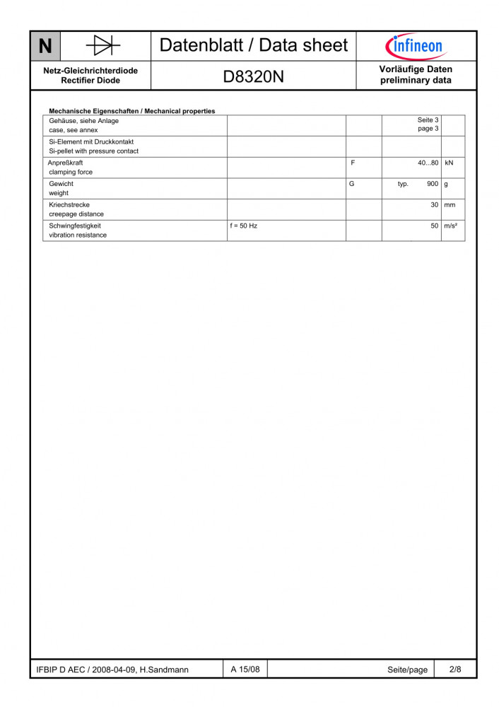 D8320N04TVF datasheet page 2