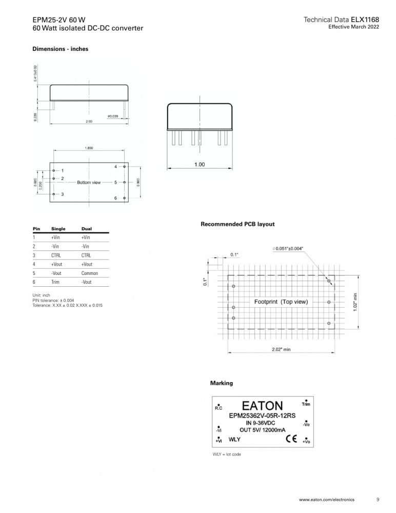 EPM25752V-15R-2R0D datasheet page 9
