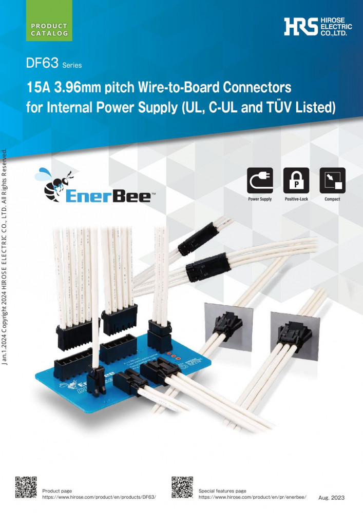 HRS DF63 datasheet page 1