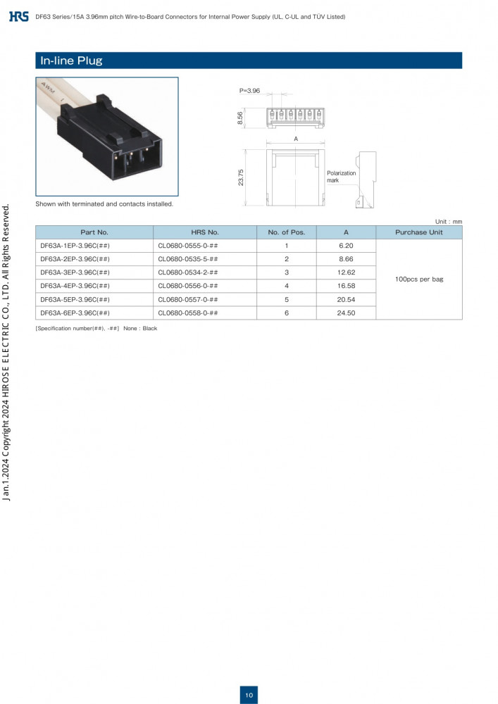 HRS DF63 datasheet page 10