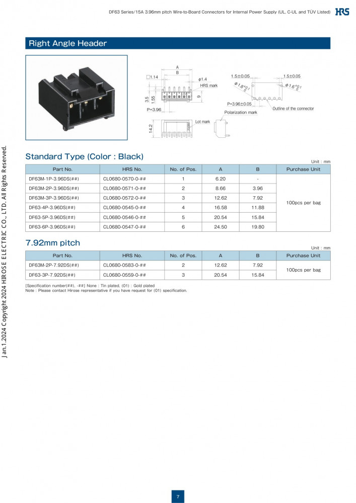 HRS DF63 datasheet page 7