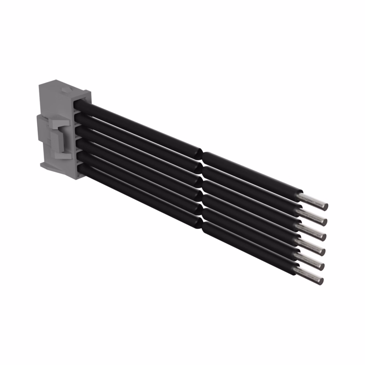 KK Plus 250-to-Pigtail Off-the-Shelf (OTS) Cable Assembly, 2.50mm Pitch, Single Row, 600.00mm Length, 6 Circuits, Black for sale