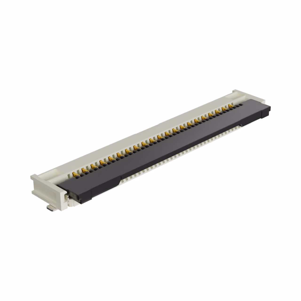 Easy-On FFC/FPC Connector, 1.00mm Pitch, FD19 Series, Right-Angle, Bottom Contact, 1.90mm Height, 21 Circuits, 150°C Operating Temperature,  Gold over Nickel Plating for sale