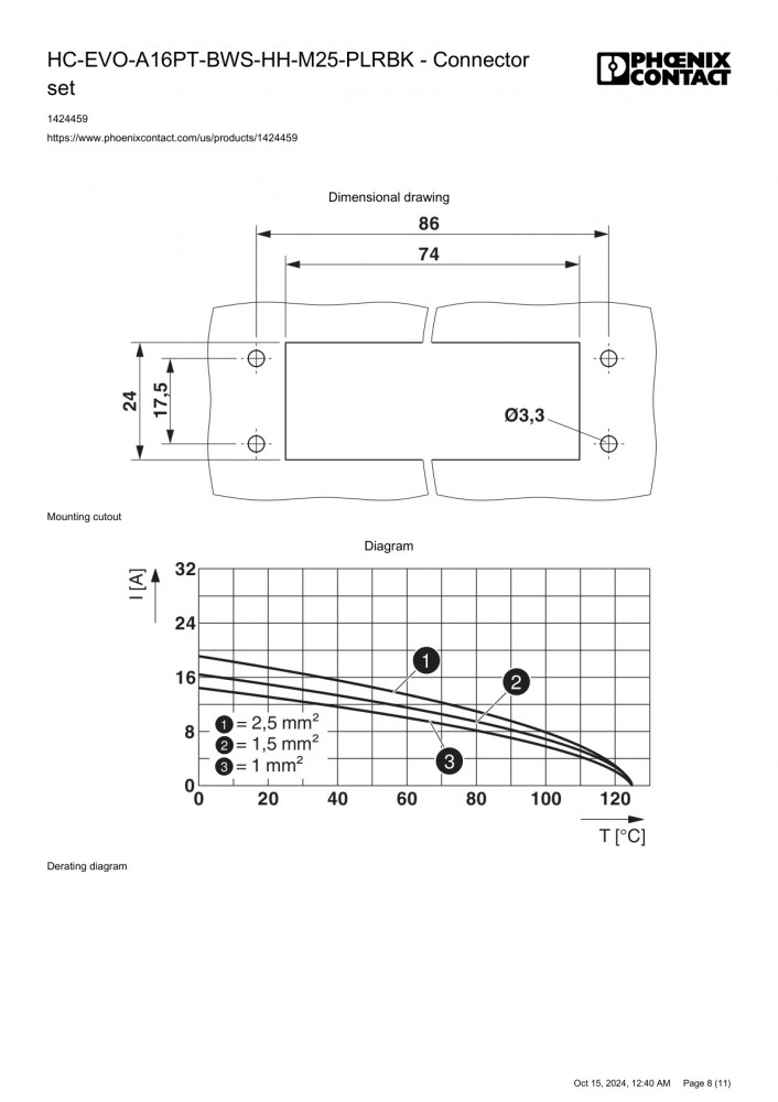 Phoenix Contact 1424459 technical document page 8