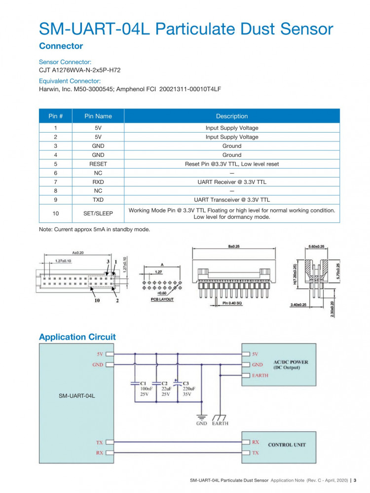 SM-UART-04L datasheet page 3