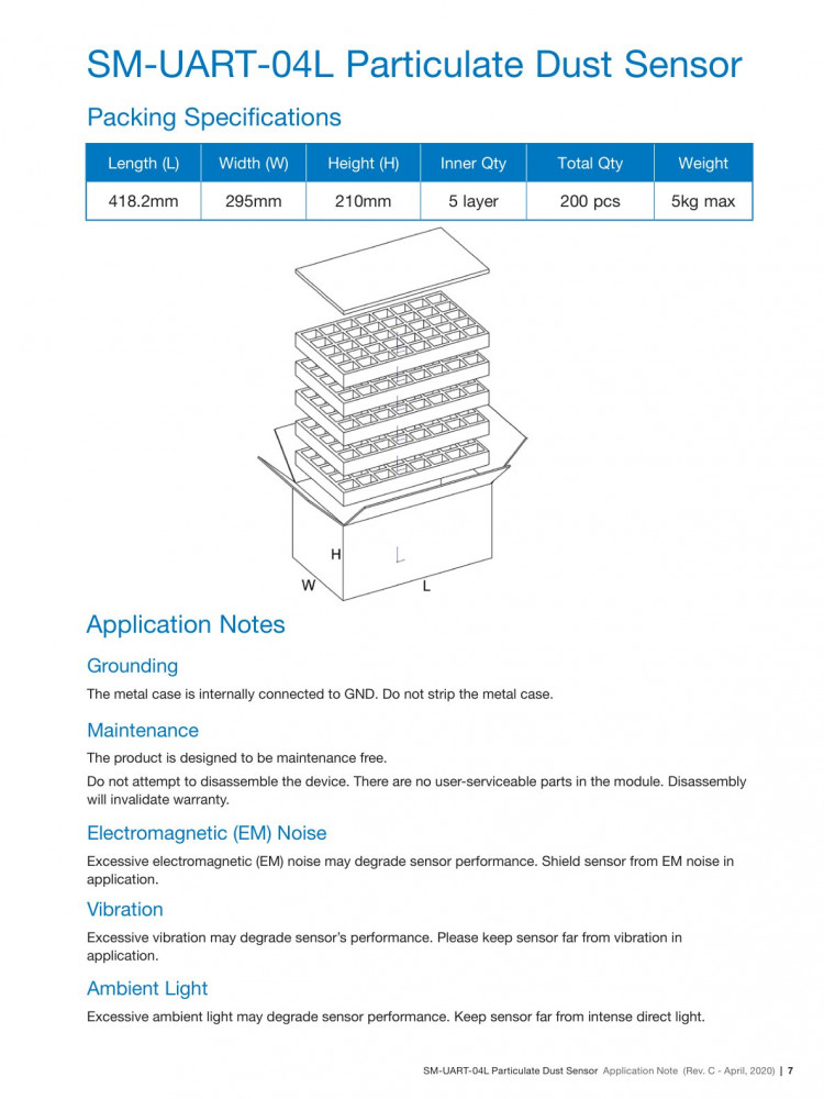 SM-UART-04L datasheet page 7