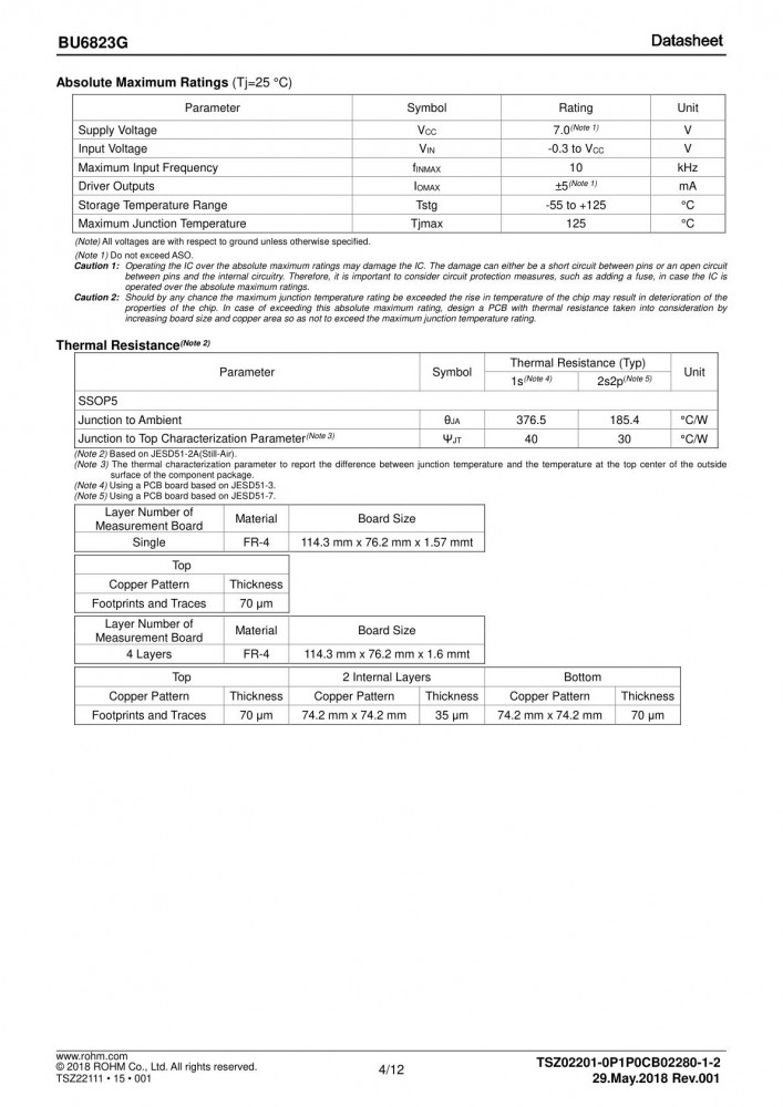BU6823G-TR datasheet page 4