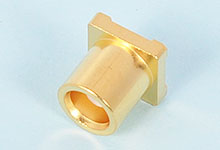 SMP Plug-to-SMP Jack Adapter Assembly, 9.75mm Length, One Piece Per Bag, 50 Ohms