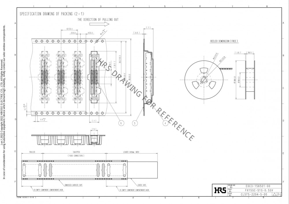HRS FX15SC-51S-0.5SV drawing page 2