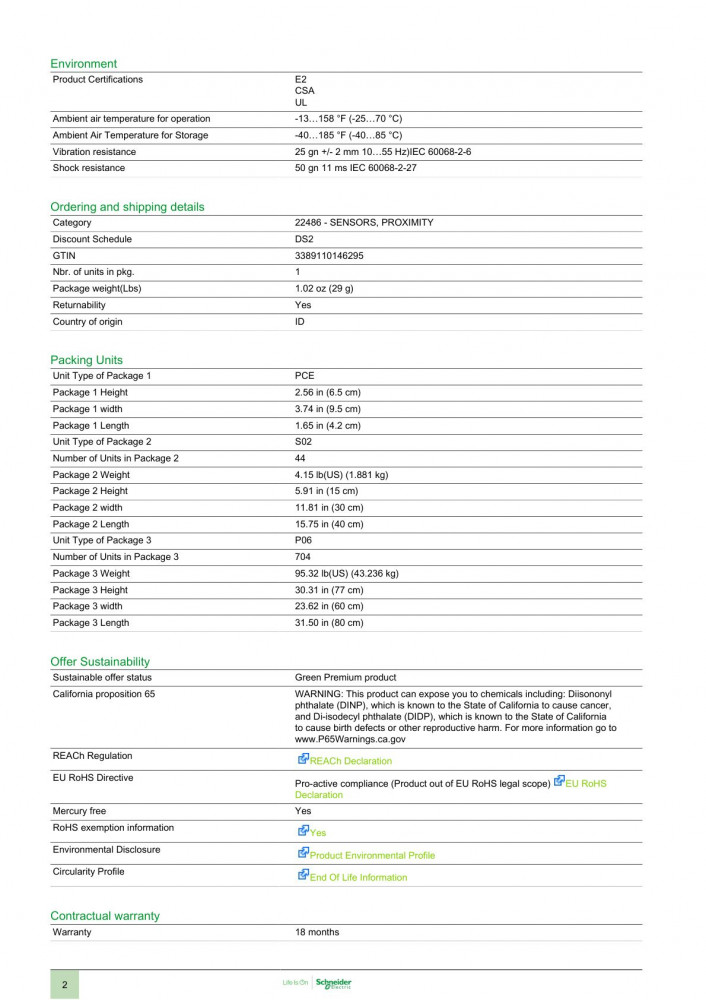 XS612B1PAM12 technical document page 2