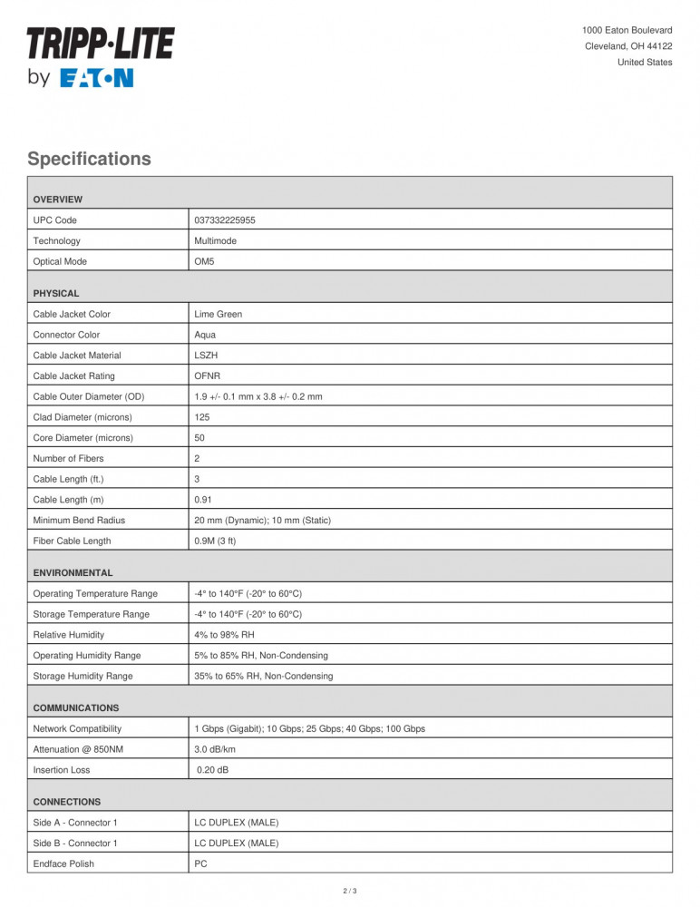 N820-01M-OM5 technical document page 2