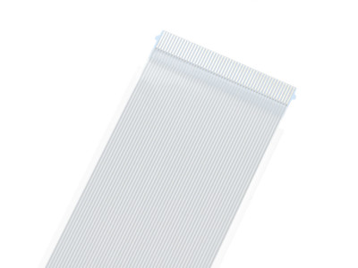 0.50mm Pitch Premo-Flex FFC Jumper with Latching Ears, Same Side Contacts (Type A), 203.00mm Cable Length, Tin (Sn) Plating, 19 Circuits