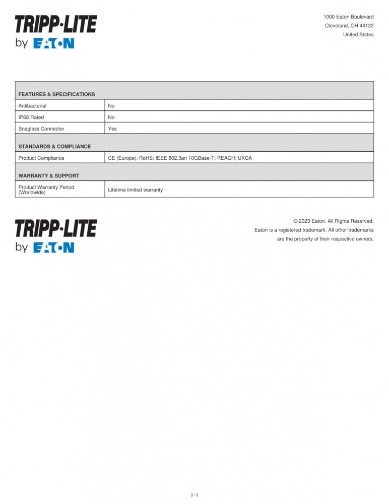 N261-S25-BL technical document page 3
