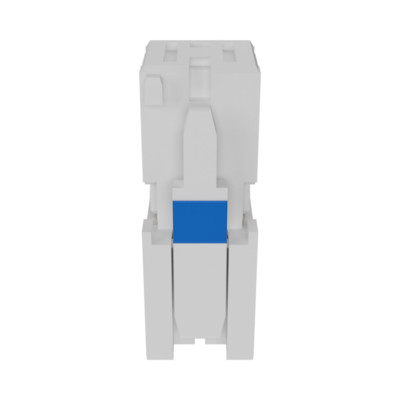 5.00mm Pitch Appli-Mate RAST 5 IDT Housing, Female, 4A, 2 Circuit, Natural, Position Keys 1a & 2b, Code Key d20, Latch Between Circuits 1 & 2, Blue Color Stripe for sale