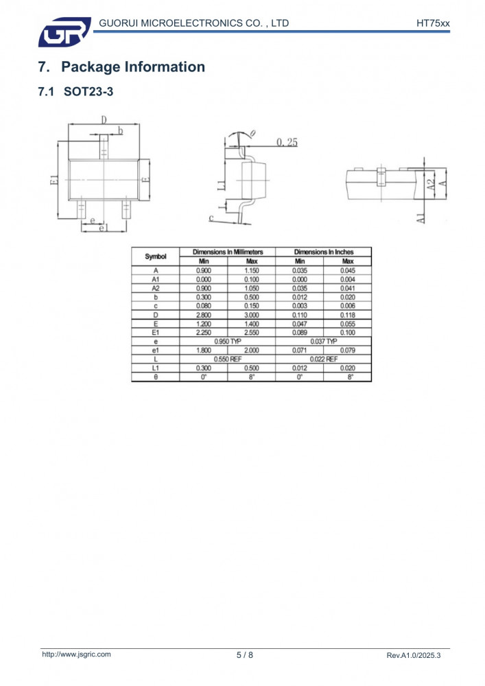 HT75xx datasheet page 5