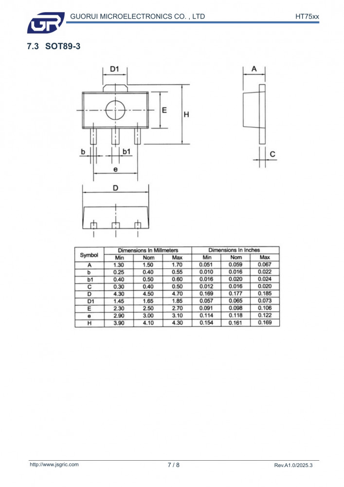 HT75xx datasheet page 7