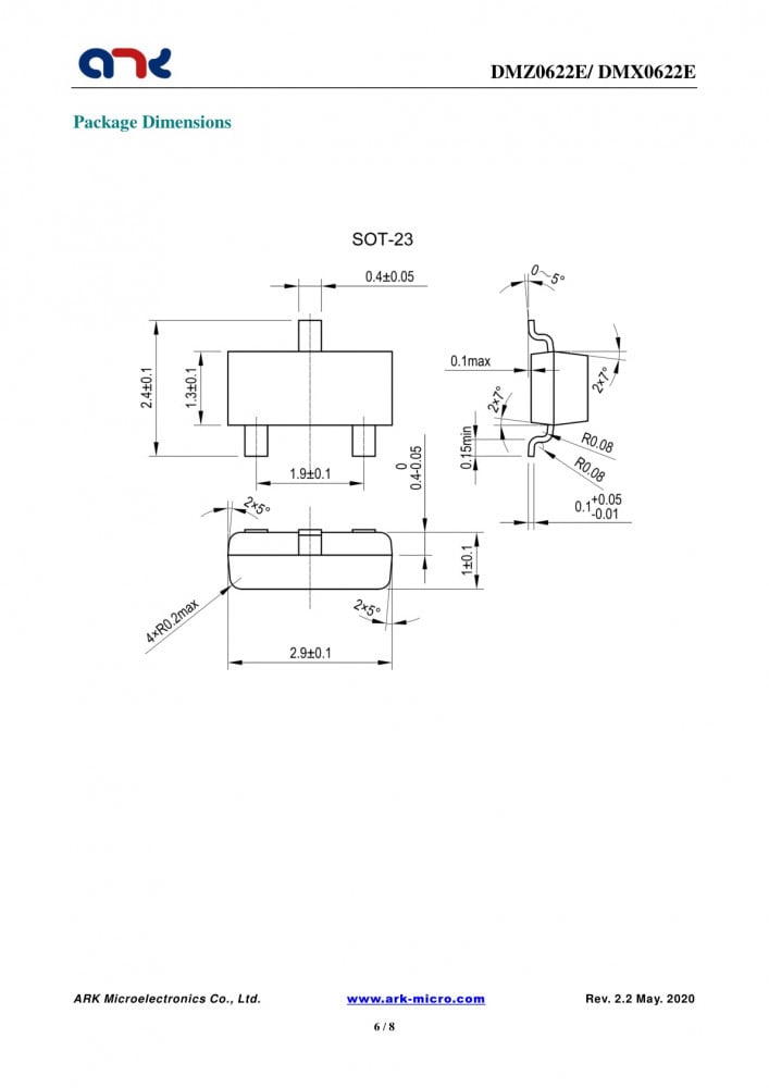 DMX0622E datasheet page 6