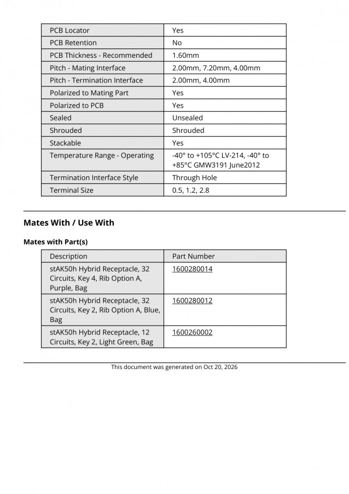 MOLEX 2005053012 technical document image, page 3