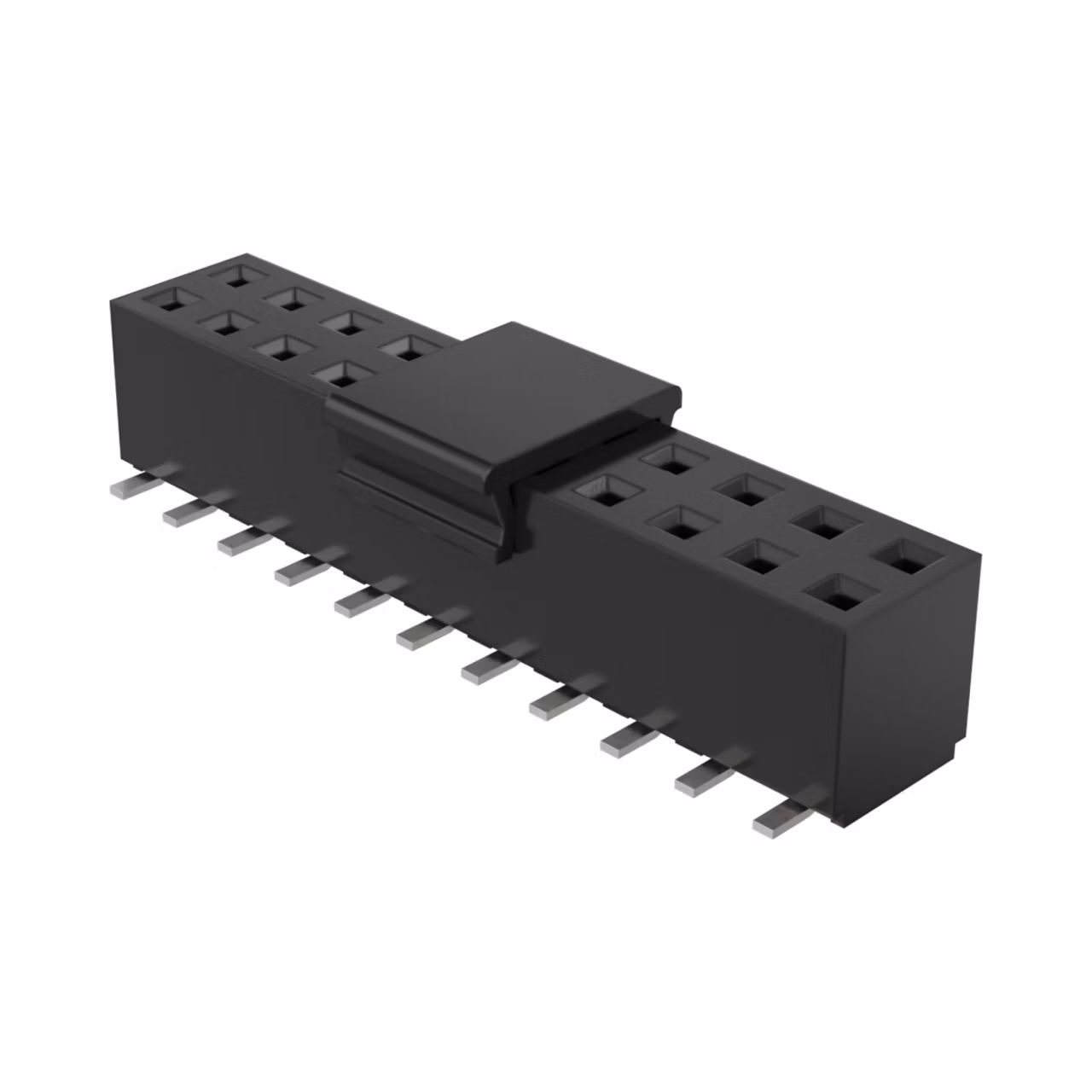 2.00mm Pitch Milli-Grid Receptacle, Surface Mount, Top Entry, 0.38µm Gold (Au) Plating, with Cover, with Locating Pegs, 22 Circuits, Lead-Free, Tube for sale