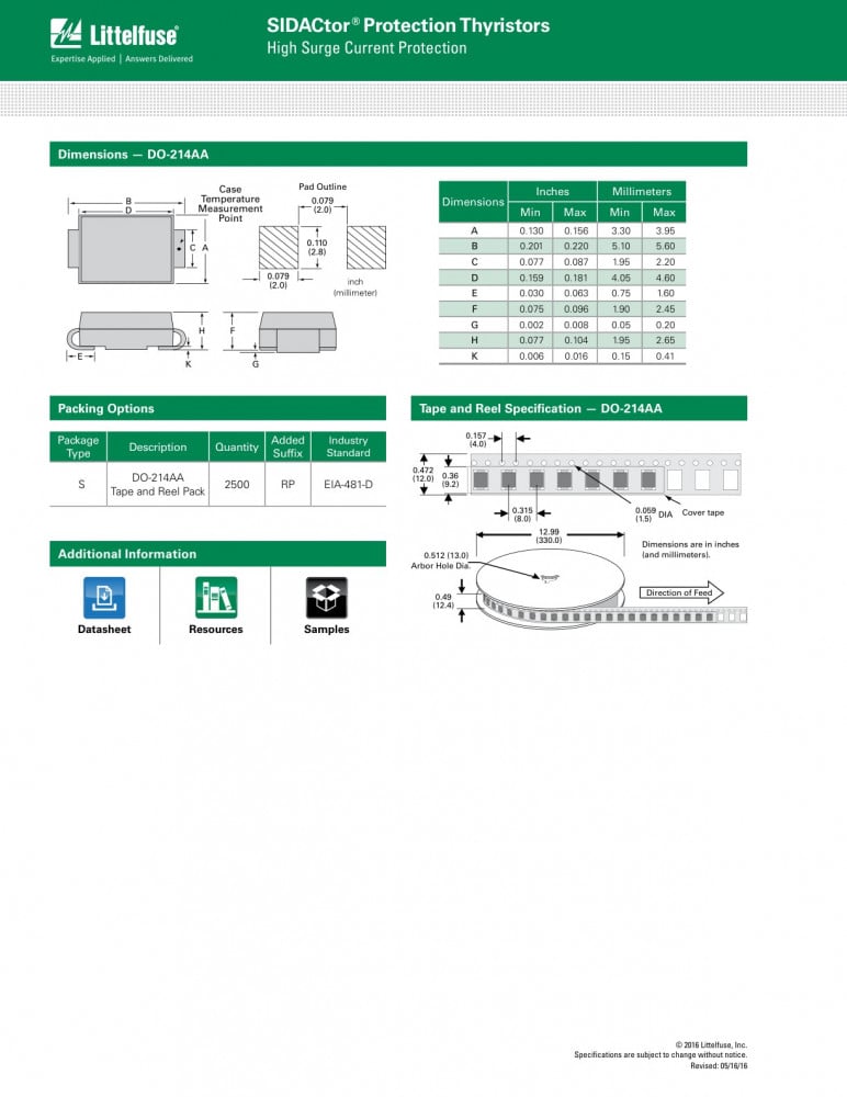 P1500SDLRP datasheet page 4