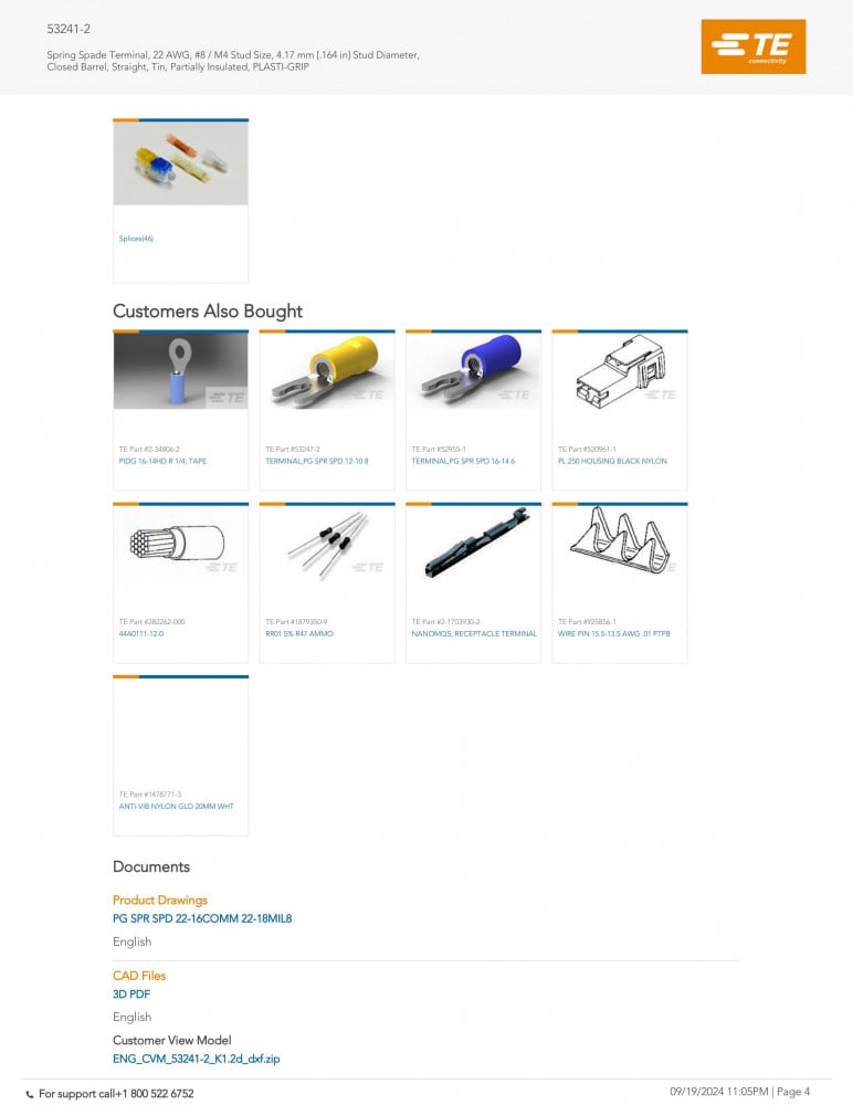 TE Connectivity 53241-2 technical document page 4