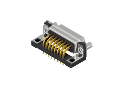 D-SUB Standard • 25-pos. • Socket • Solder pin angled .370