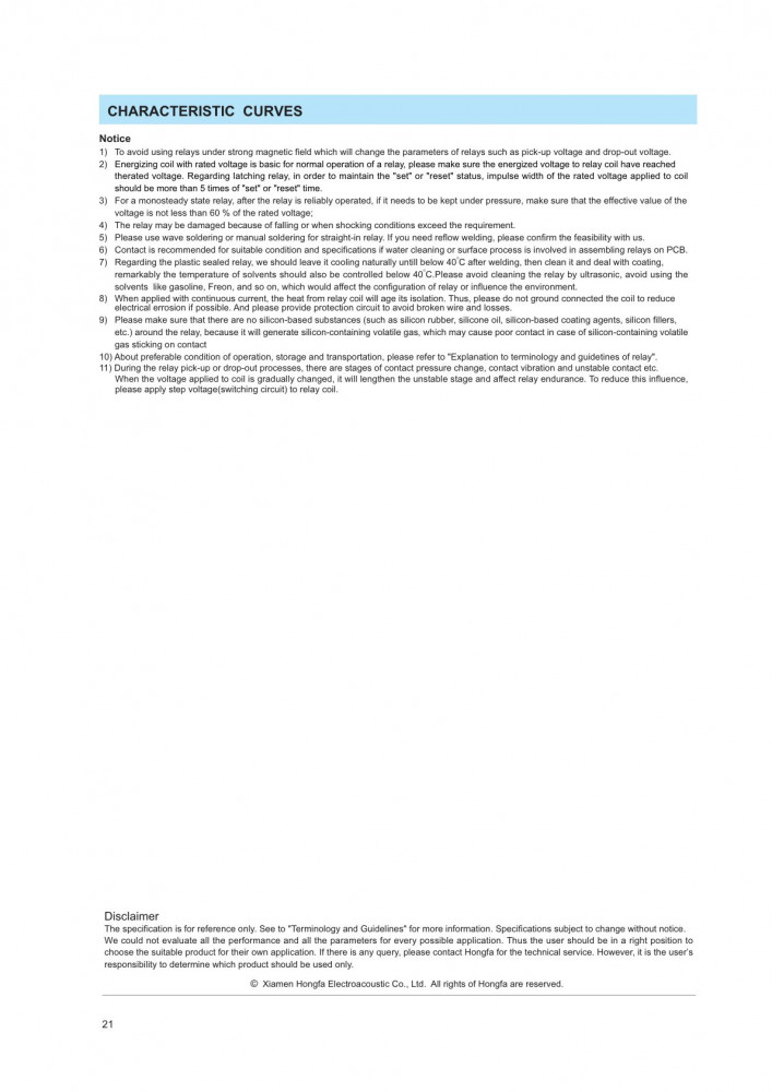 HONGFA HFD23 datasheet page 4