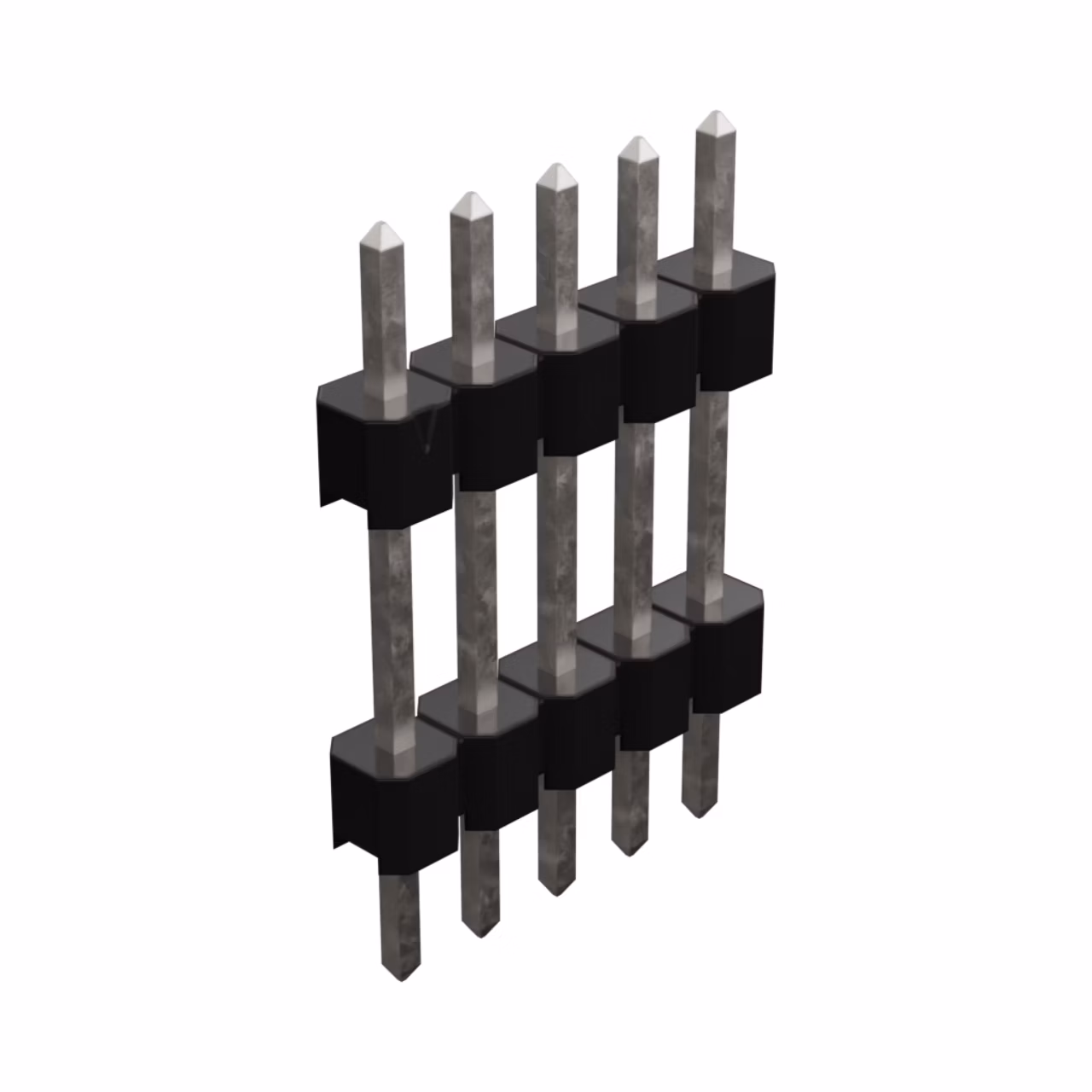 KK 254 PCB Header, Single Row, Dual Body, Through Hole, Vertical, 5 Circuits, 2.50µm Tin (Sn) Plating, 11.00mm Stacking Height, Tray Packaging, Lead-Free for sale