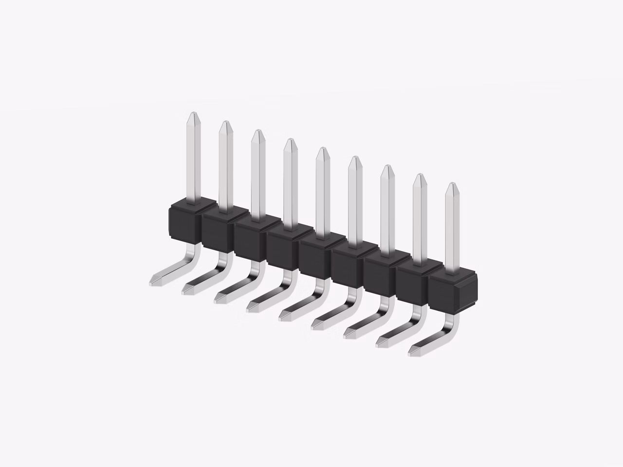 KK 254 Breakaway Header, Right-Angle Surface Mount Compatible, 9 Circuits, Tin (Sn) Plating, Mating Pin Length 6.20mm, Bag for sale