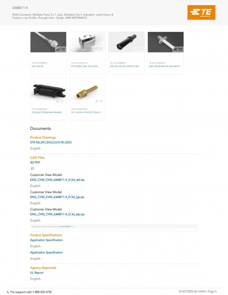 6368011-4 technical document page 5
