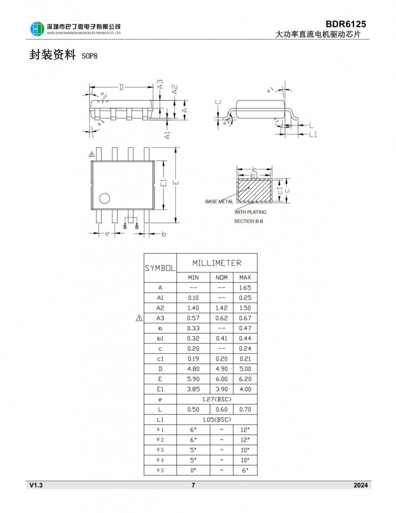 BDR6125 datasheet page 7