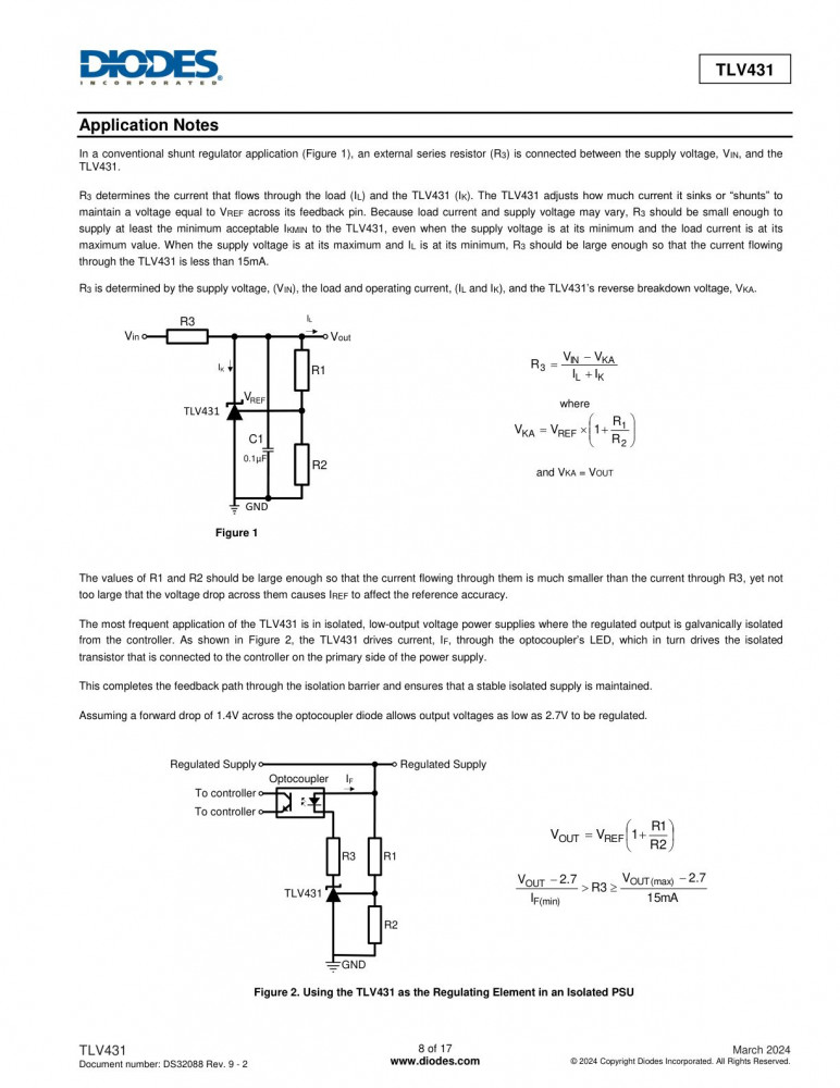 TLV431BE5TA datasheet page 8