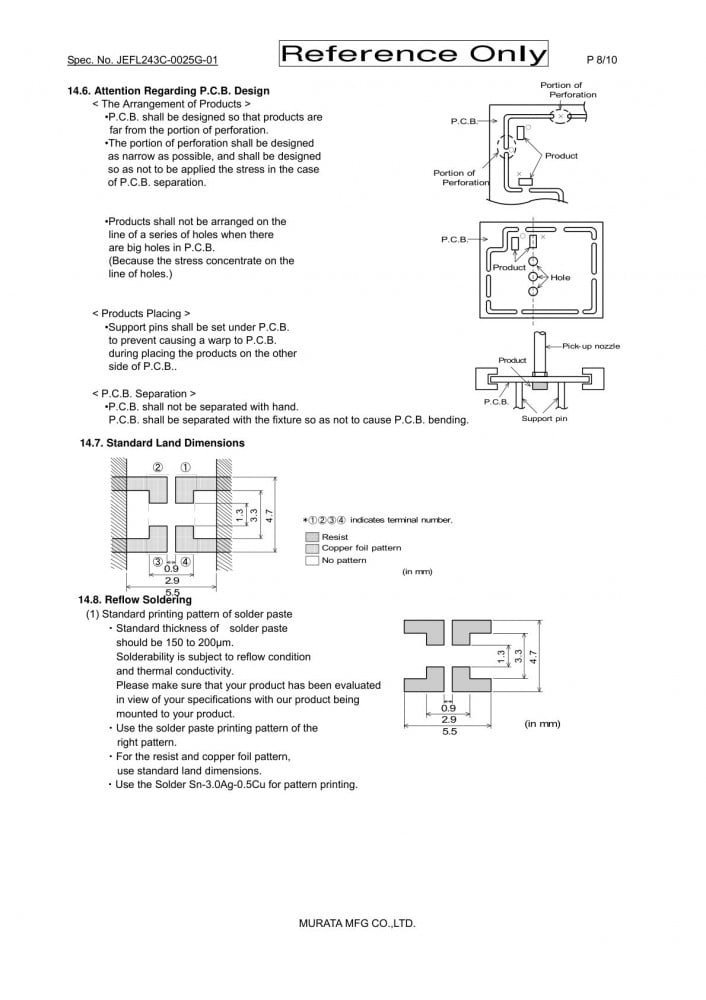 DLW5BTM501TQ2L reference specification page 8