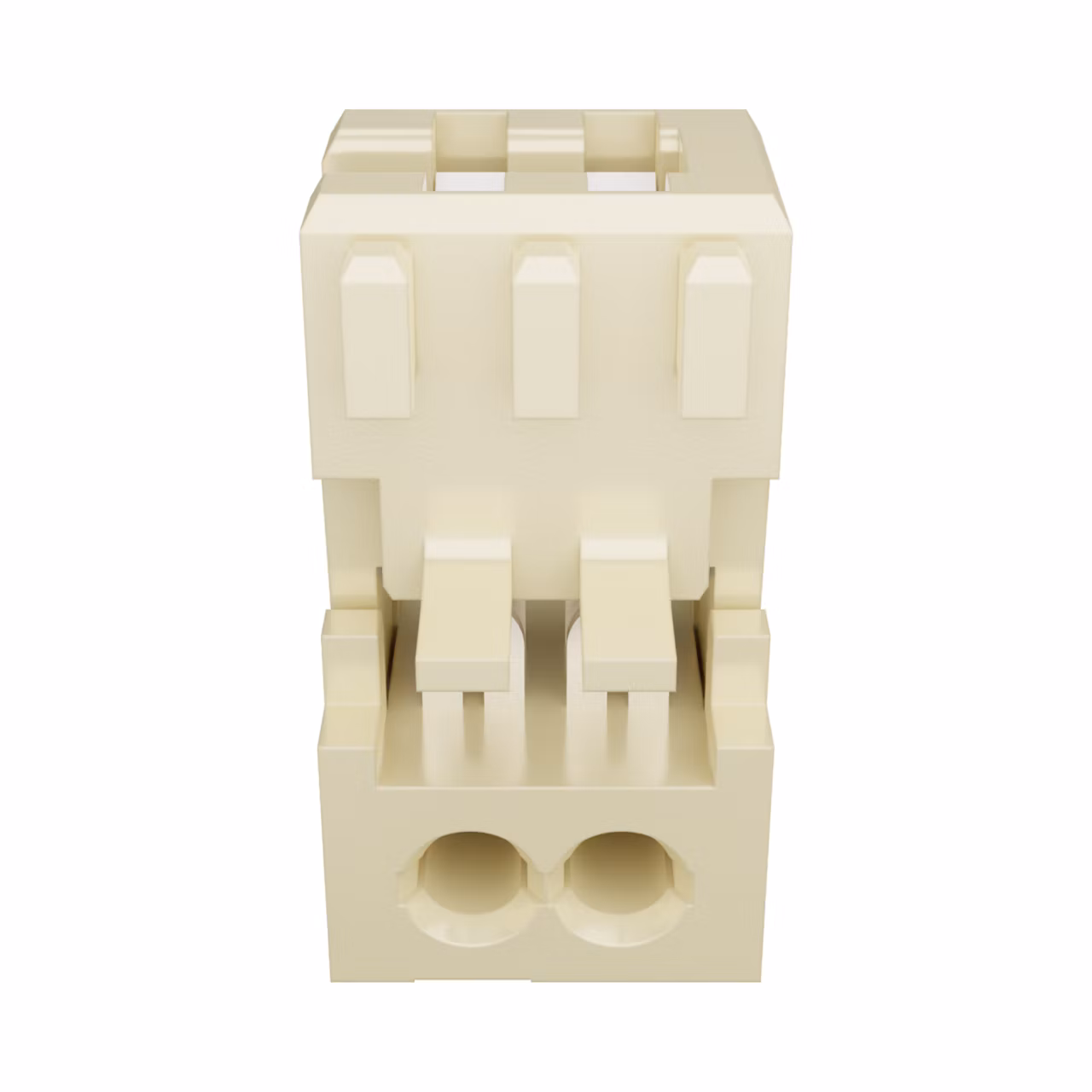 Appli-Mate RAST 2.5 Connector, 2.50mm Pitch, Female, 2 Circuits, No Position Keys Removed, 1 Open and 1 Closed Endwall, Tin Plating for sale