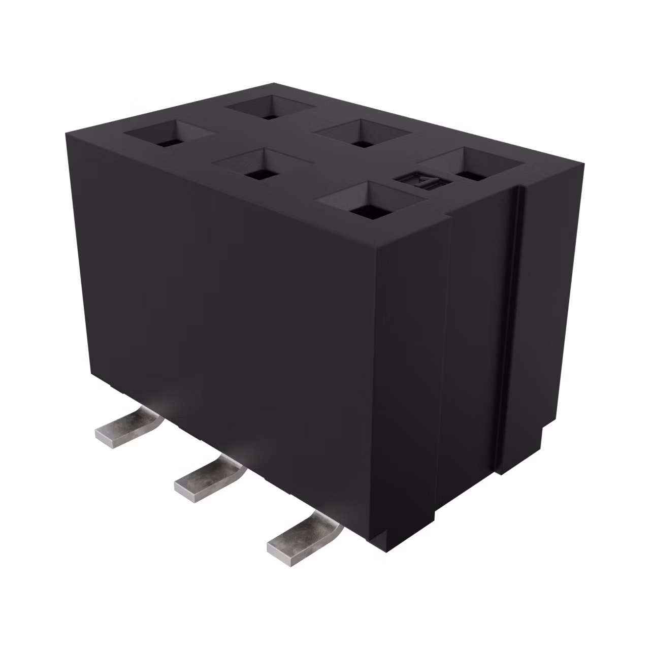Milli-Grid Receptacle, Surface Mount, Vertical, Top Entry, without Plastic Pegs, without Cap, Tape and Reel, 2.50µm Tin (Sn) Plating, 6 Circuits, Lead-Free for sale