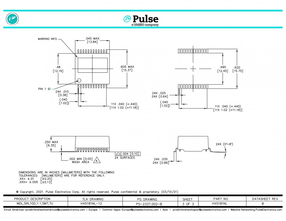 HX5181NL datasheet page 3
