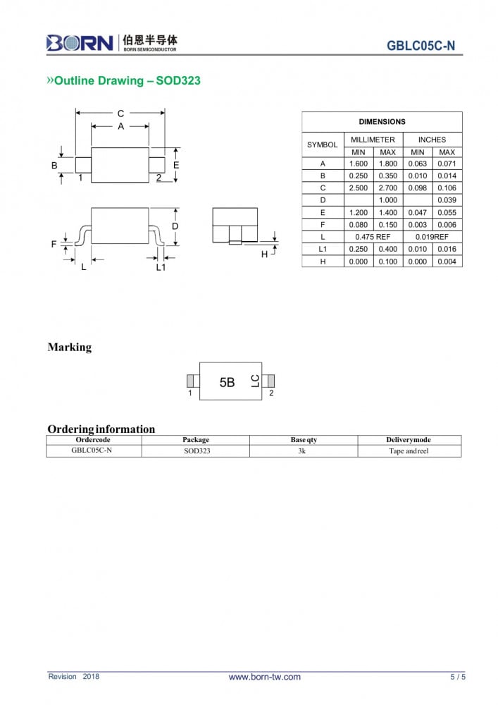GBLC05C-N datasheet page 5