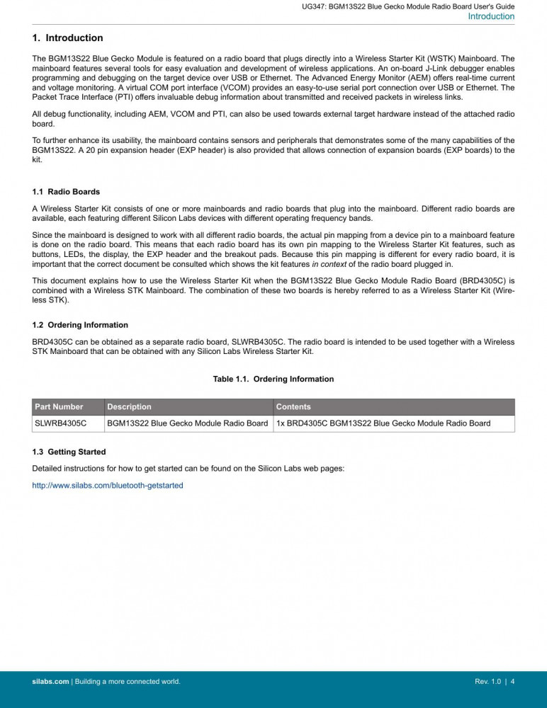 SLWRB4305C technical document page 4